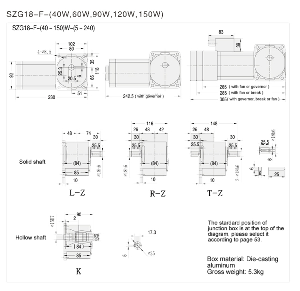 Hypoid Gear Motor | Hypoid Gearbox| Hypoid Gear Reducer - TQG